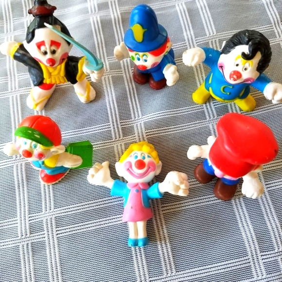 Mega Corp. | Toys | Final Sale Vintage 981 Clown Around Clown Figurines ...